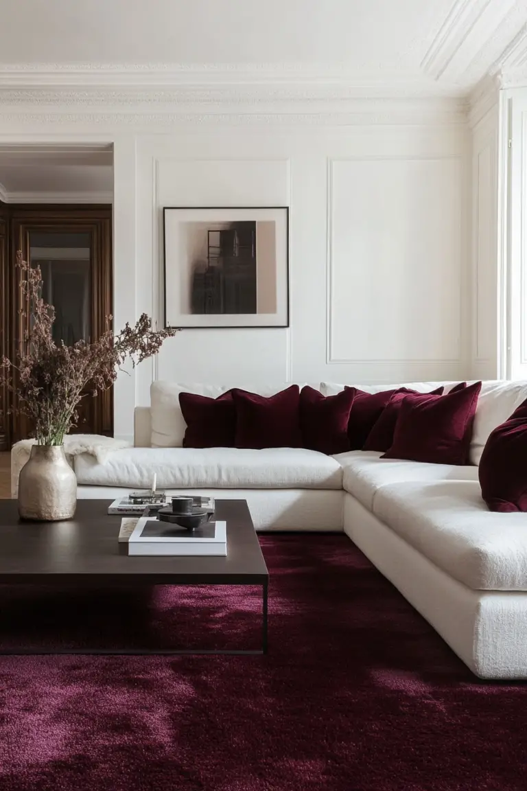 15 Gorgeous Paint Ideas for Rooms with Burgundy Carpet – DreamyHomeStyle