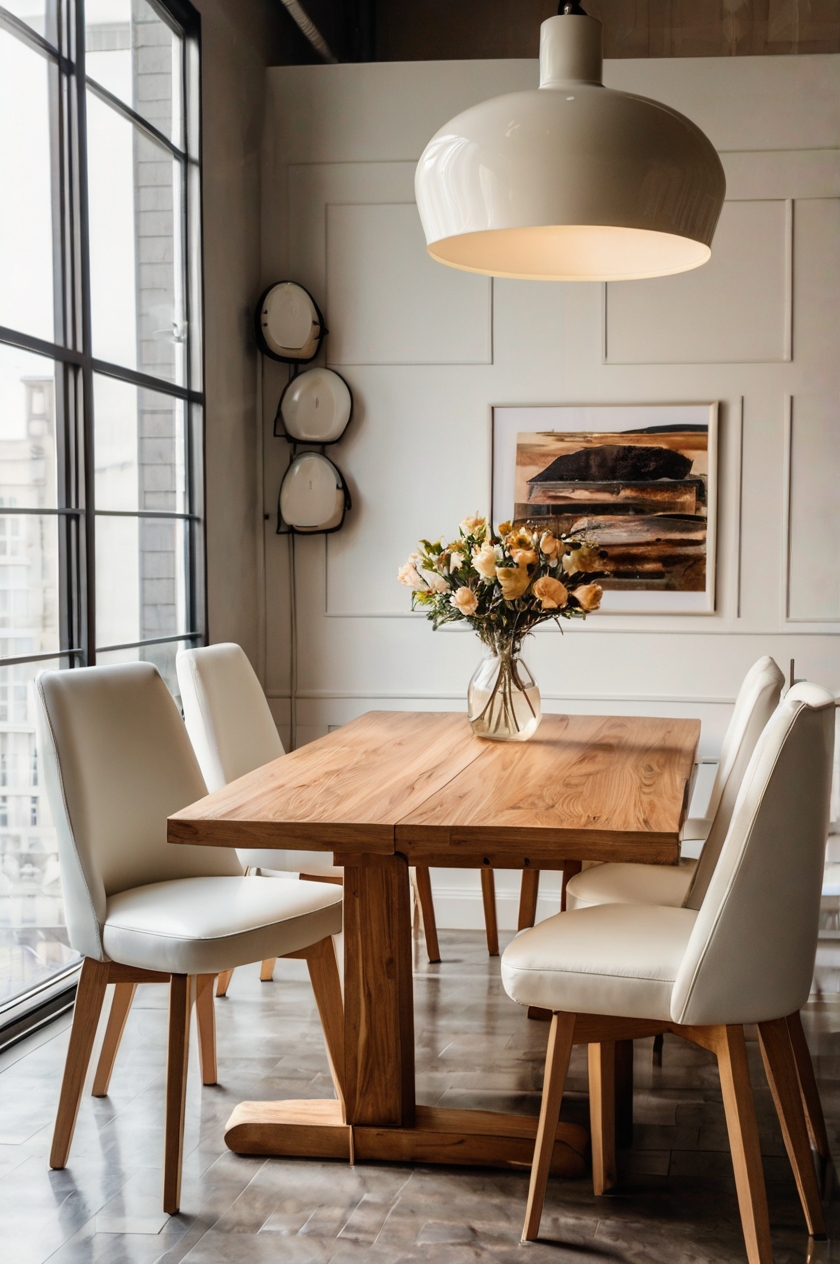 Sitting Pretty: 11+ Chair Color Ideas for Your Light Brown Table ...