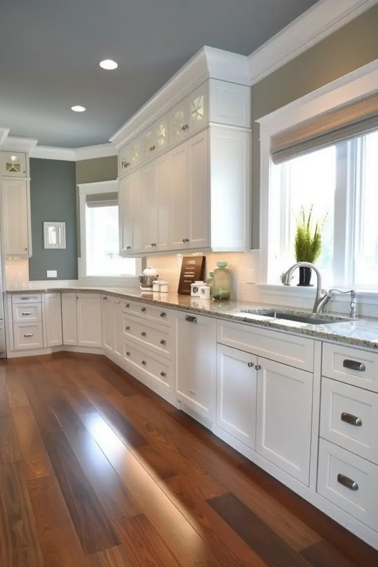 27+ Wall Hues That Make White Kitchen Cabinets Shine – DreamyHomeStyle