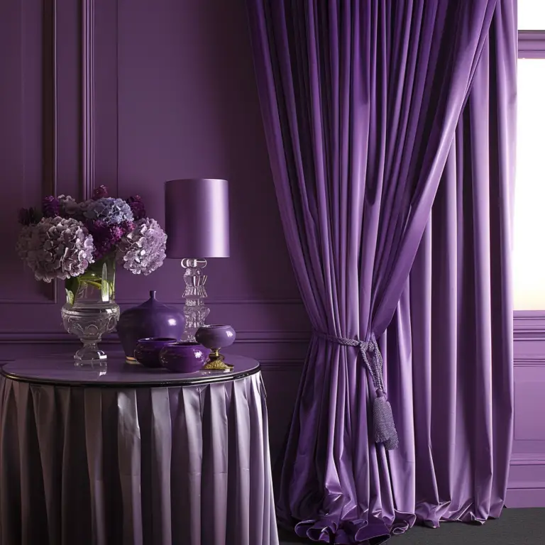 29+ Curtain Pairings for Dark Purple Walls! – DreamyHomeStyle