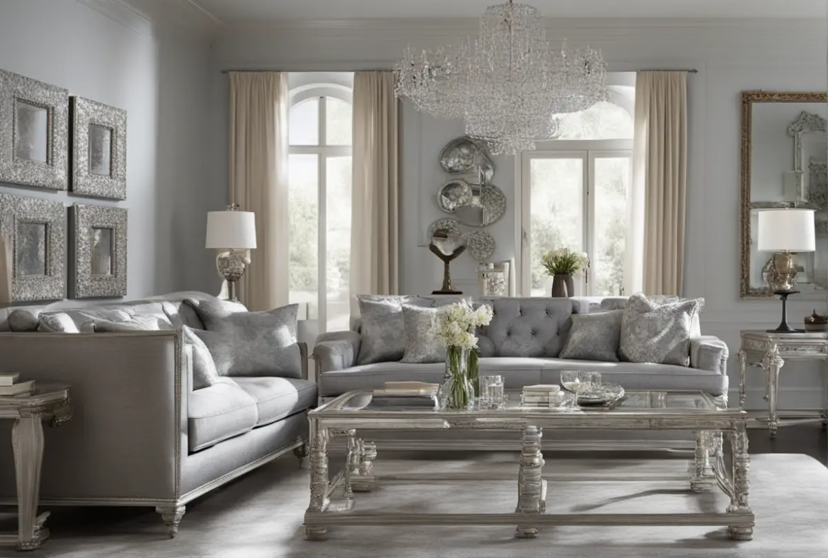 17.5+ Gorgeous White & Silver Living Room Ideas – DreamyHomeStyle