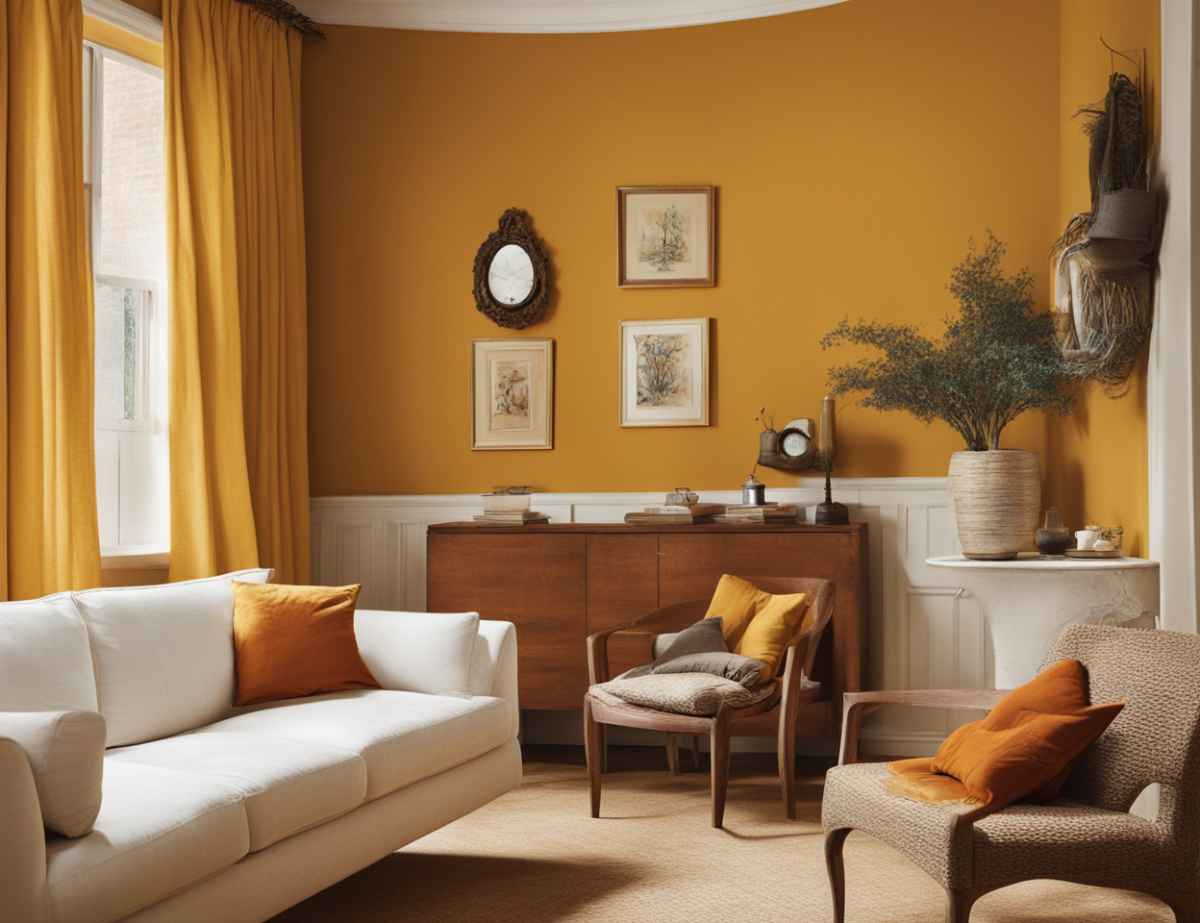 Best 7+ Curtain Colors for Your Mustard Walls – DreamyHomeStyle
