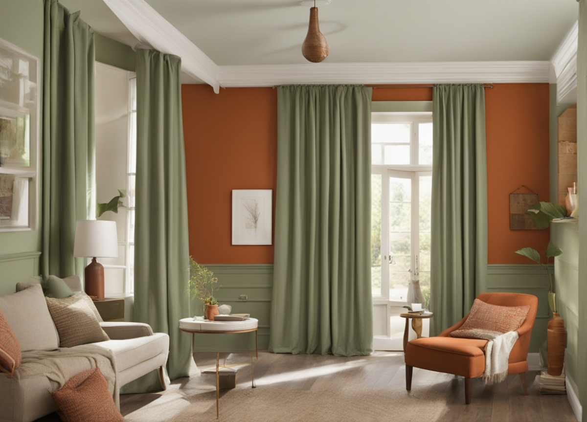 Spicing Up Your Burnt Orange Walls: Top 7+ Curtain Colors – DreamyHomeStyle
