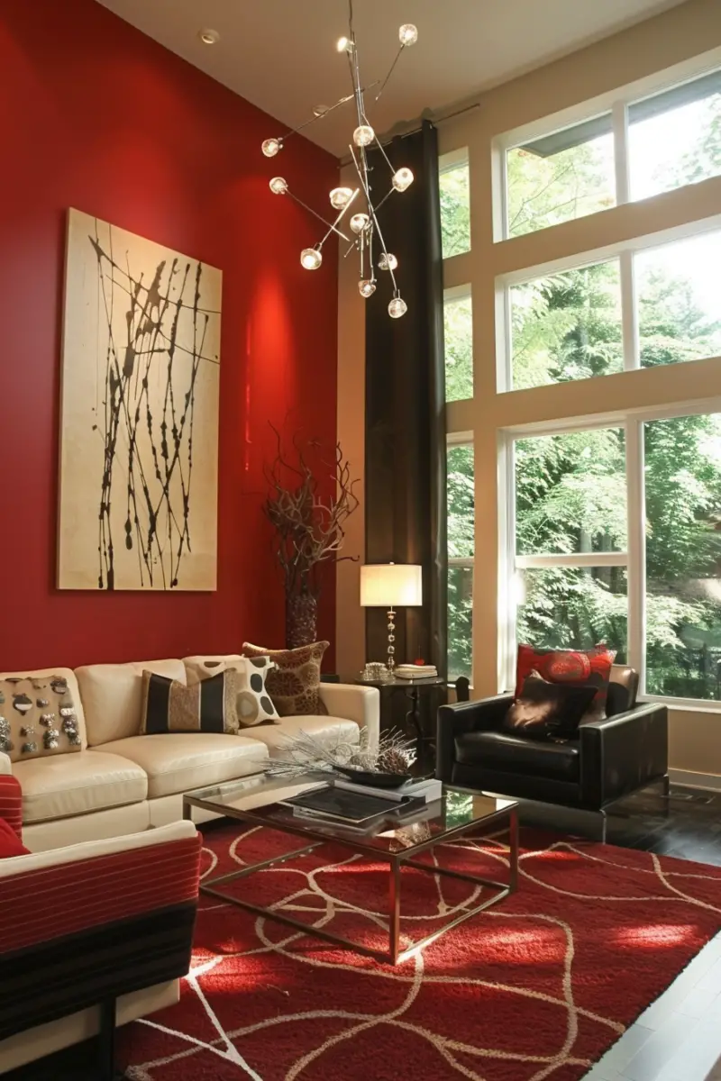 18 Unique Red Wall Decor Ideas To Transform Your Space – DreamyHomeStyle