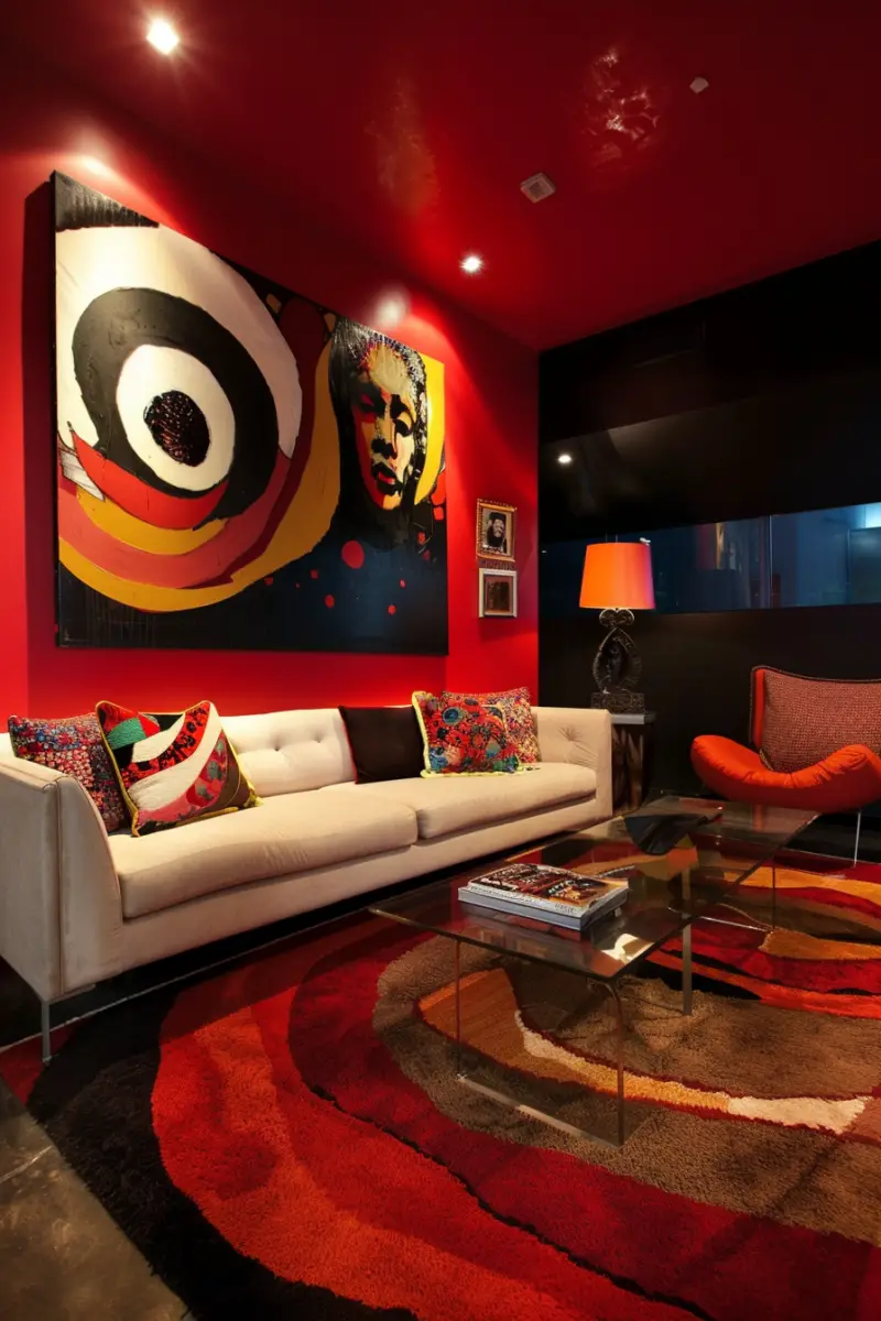 18 Unique Red Wall Decor Ideas To Transform Your Space – DreamyHomeStyle