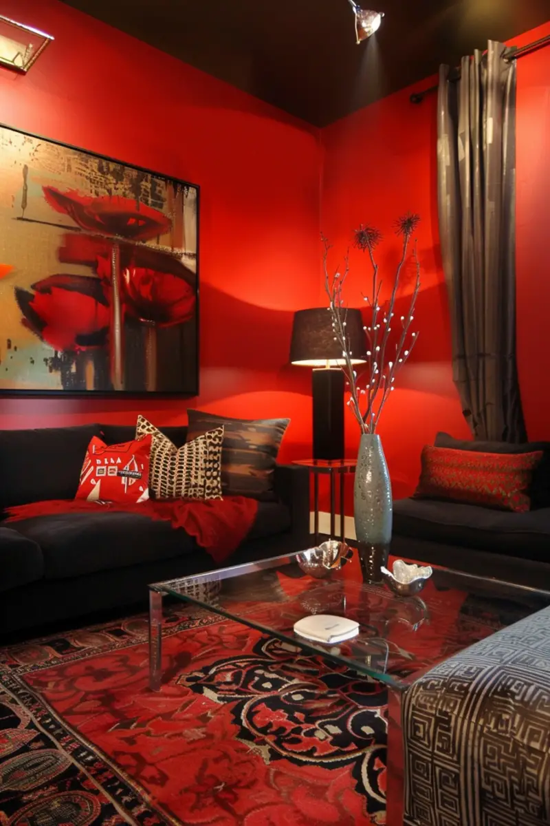 18 Unique Red Wall Decor Ideas To Transform Your Space – DreamyHomeStyle