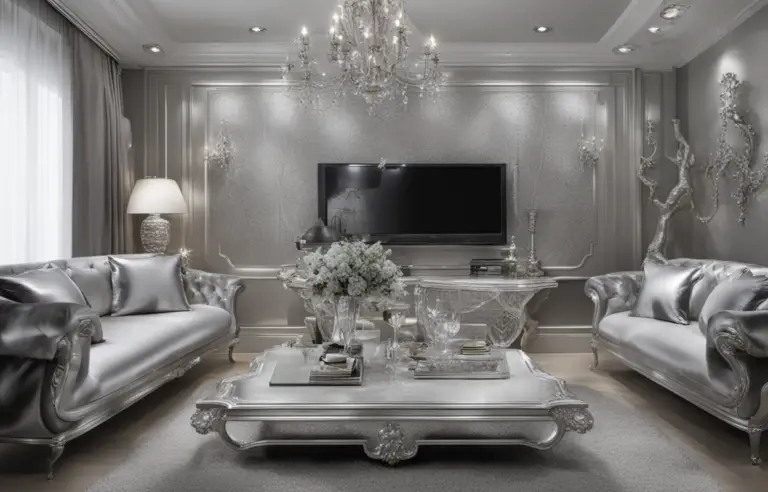 17.5+ Gorgeous White & Silver Living Room Ideas – DreamyHomeStyle