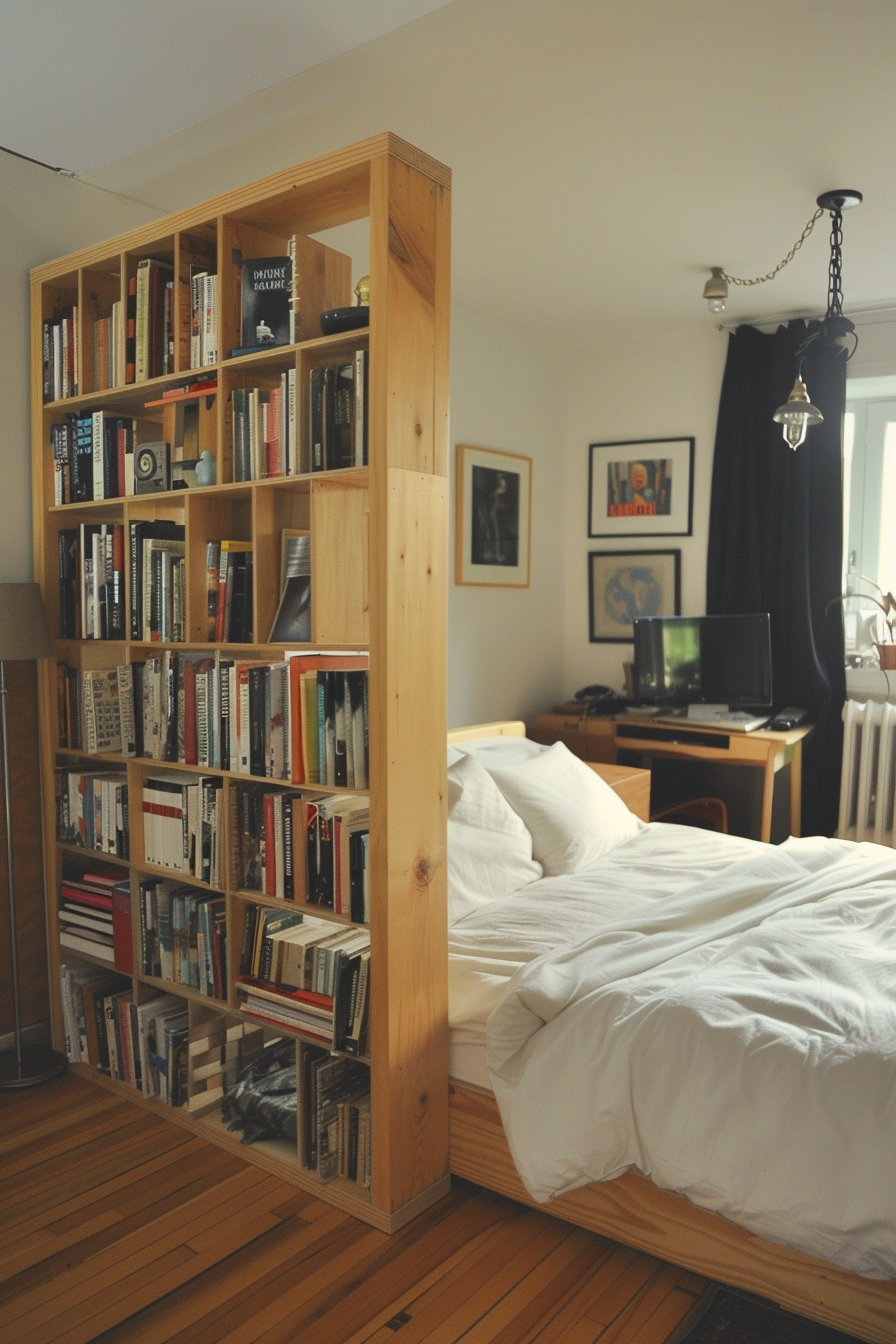 19 Creative Kallax Room Divider Ideas You Need To Try - DreamyHomeStyle