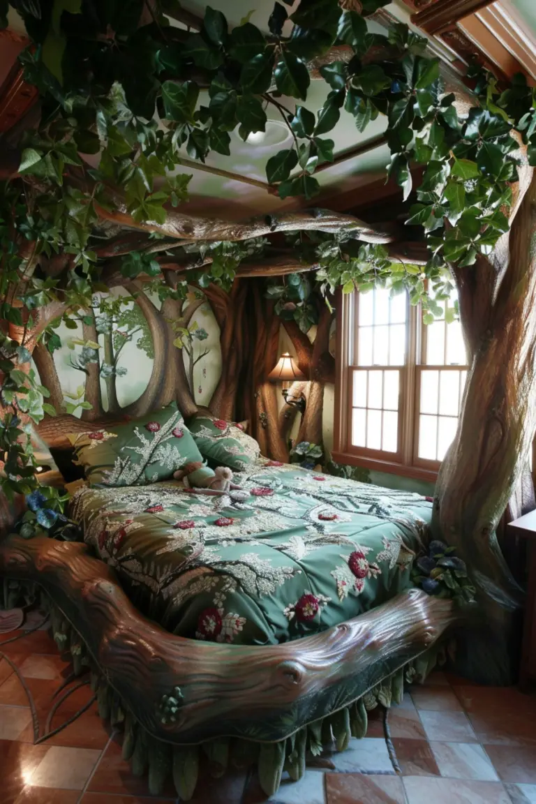 Sleep among the Trees: 55 Nature-Loving Forest Bedroom Designs to Bring ...