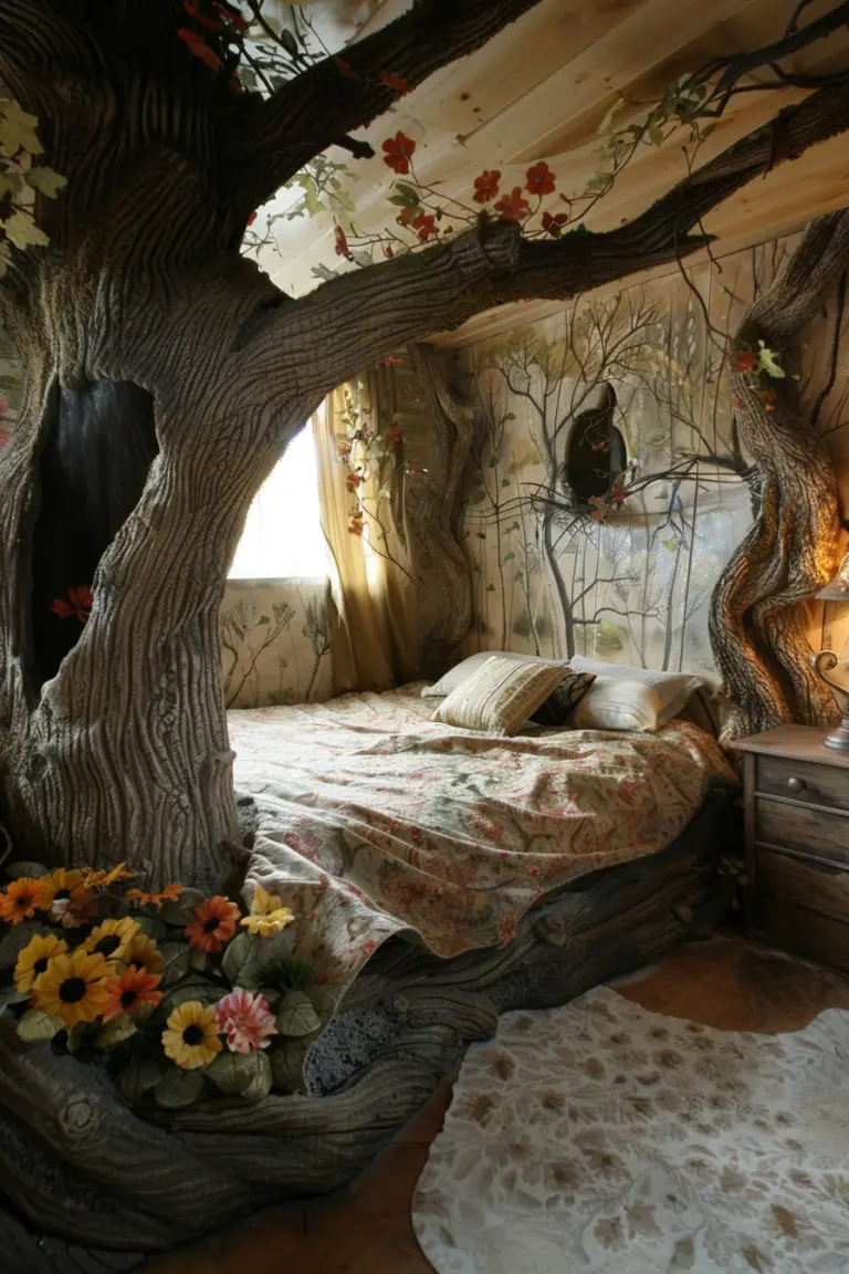 Sleep among the Trees: 55 Nature-Loving Forest Bedroom Designs to Bring ...