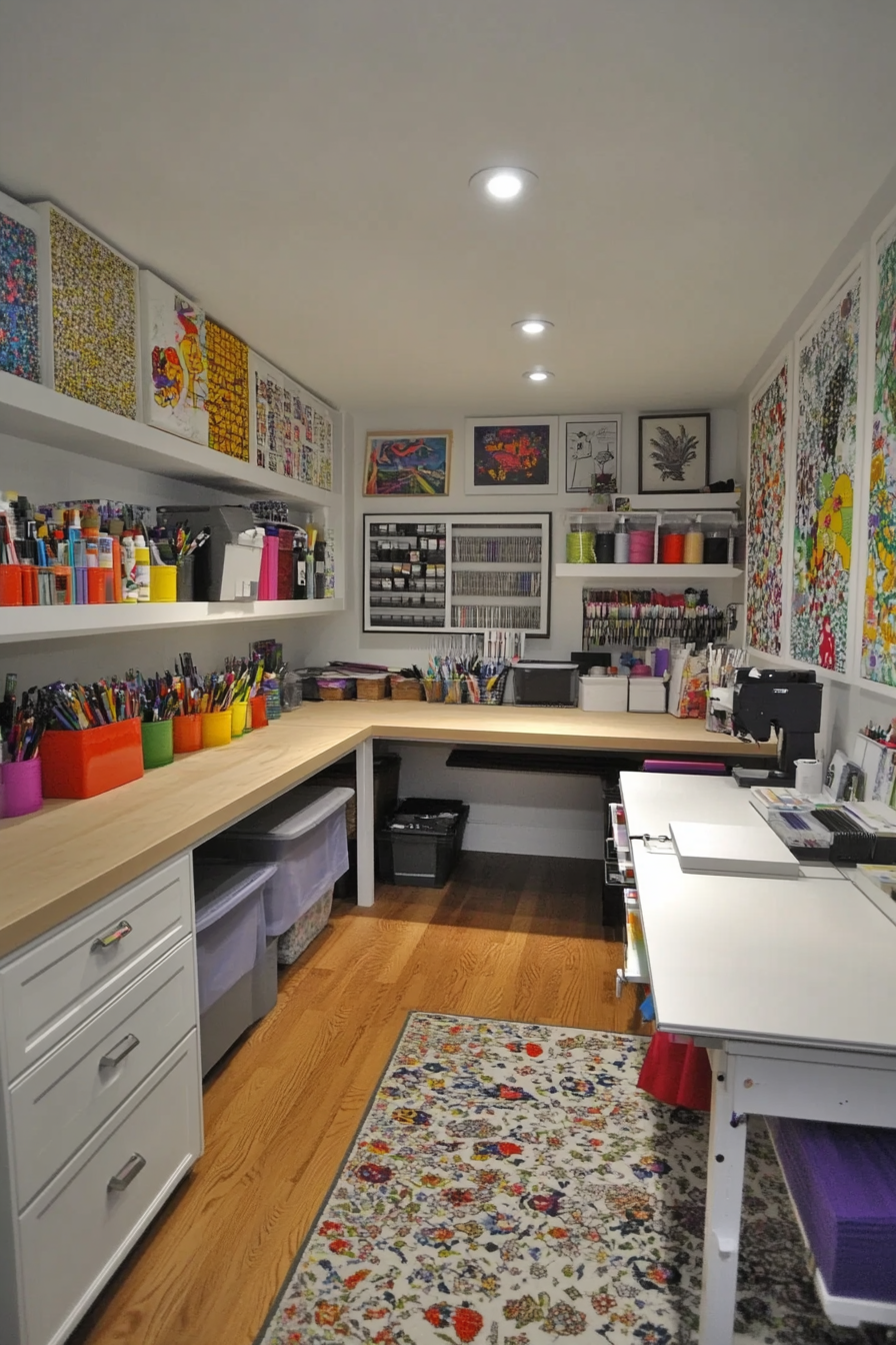 15 Innovative Craft Room Layouts for Any Space – DreamyHomeStyle