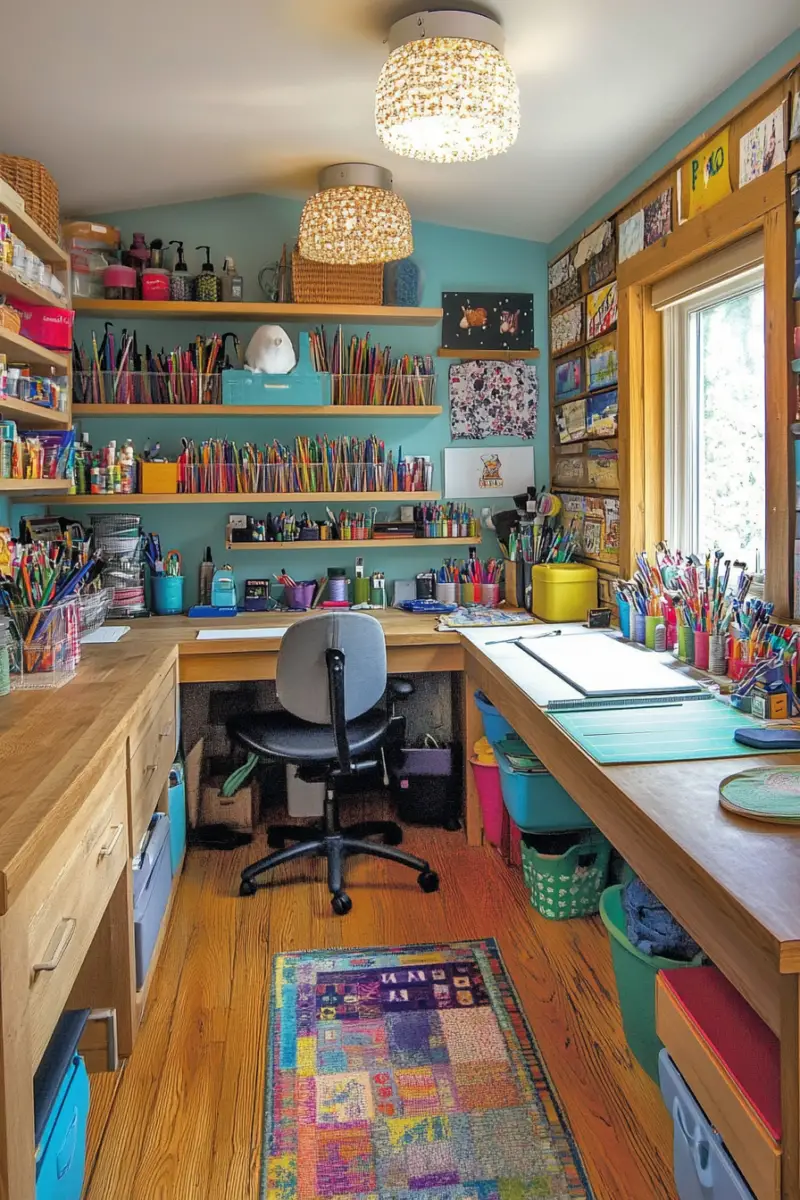 15 Innovative Craft Room Layouts for Any Space – DreamyHomeStyle