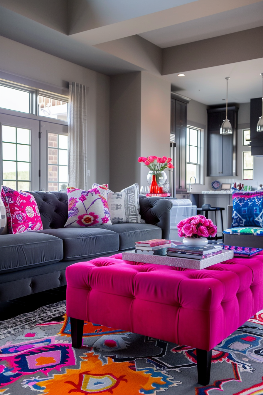 15+ Cozy Pink And Gray Living Room Ideas For A Warm Space – DreamyHomeStyle