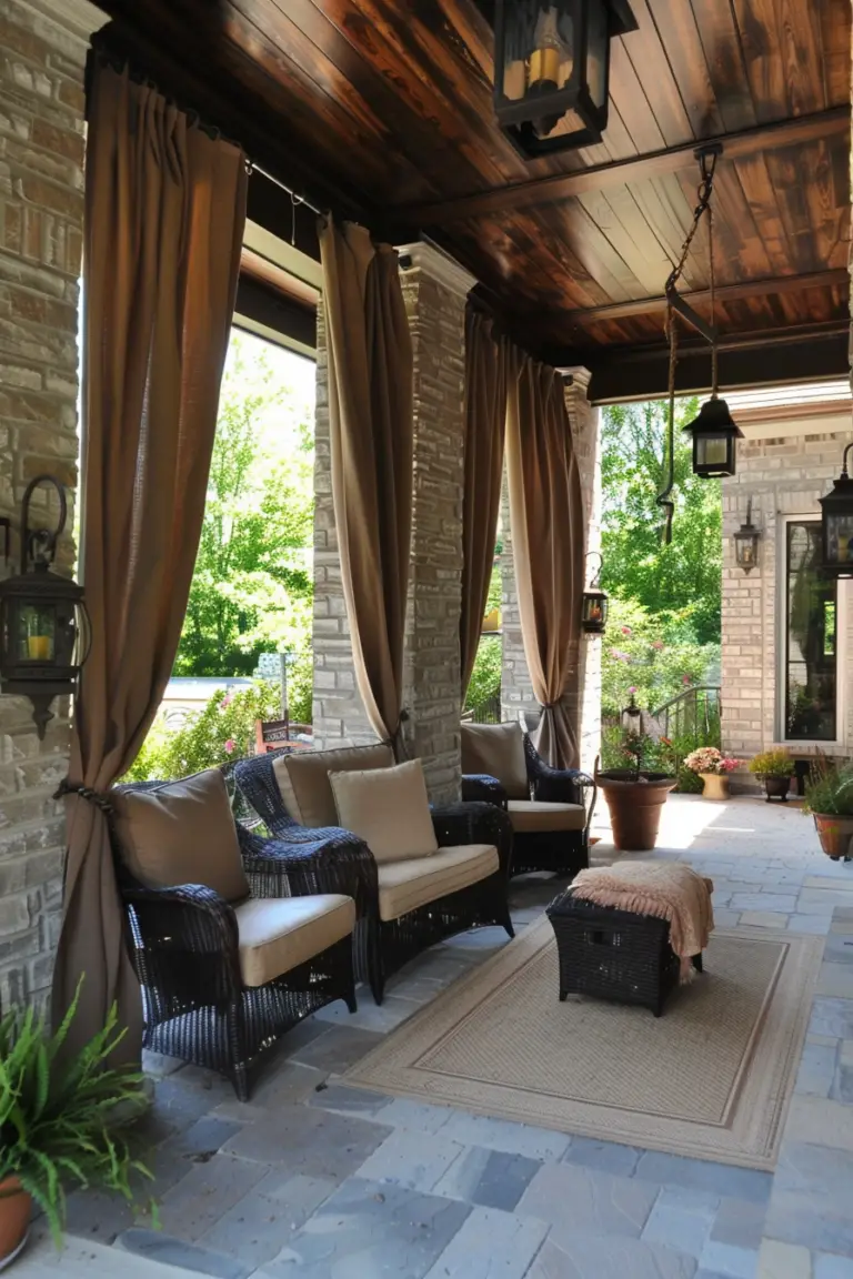 Brighten Up Your Porch with 13 Eye-Catching Curtain Ideas – DreamyHomeStyle