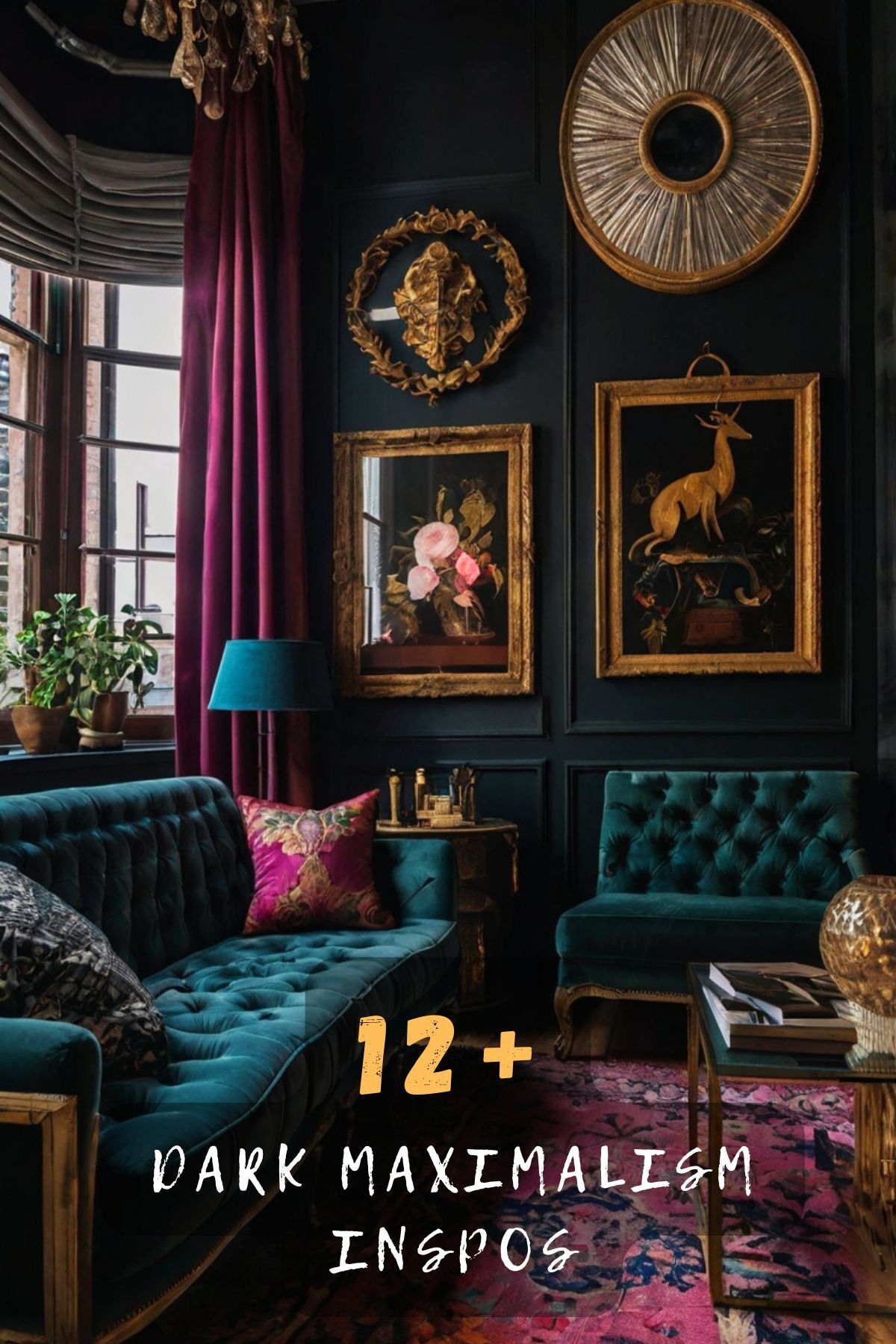 Why Not Add A Touch Of Luxury To Your Home With Dark Maximalism? Let’s ...