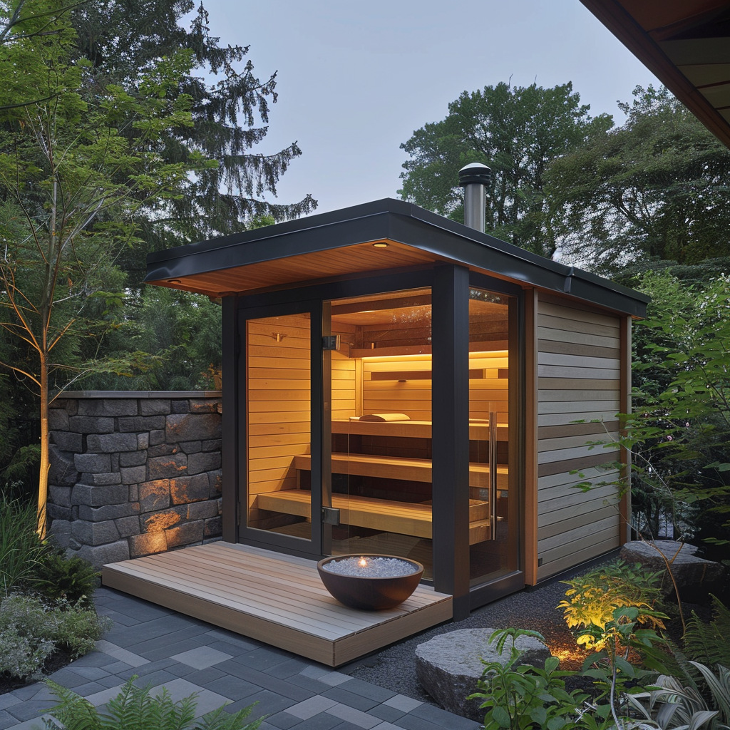 15+ Stunning Outdoor Sauna And Hot Tub Ideas You’ll Love – DreamyHomeStyle