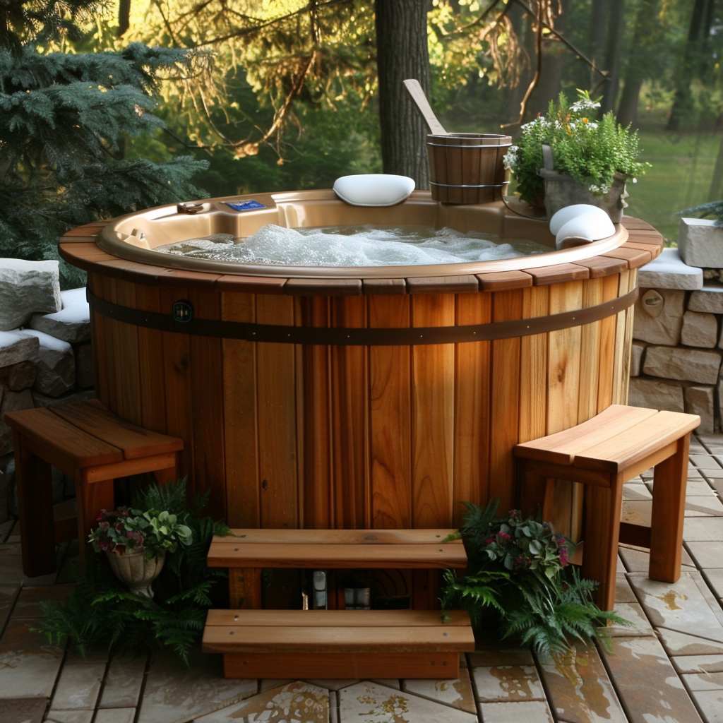 15+ Stunning Outdoor Sauna And Hot Tub Ideas You’ll Love – DreamyHomeStyle