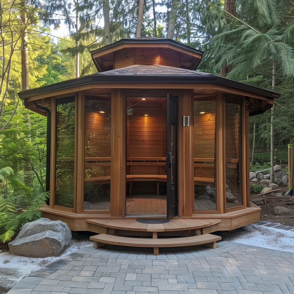 15+ Stunning Outdoor Sauna And Hot Tub Ideas You’ll Love – DreamyHomeStyle