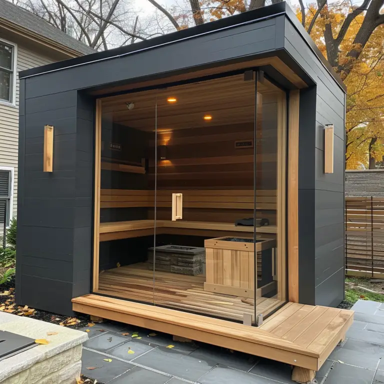 15+ Stunning Outdoor Sauna And Hot Tub Ideas You’ll Love – DreamyHomeStyle