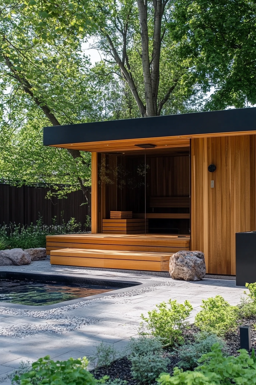 15+ Stunning Outdoor Sauna And Hot Tub Ideas You’ll Love – DreamyHomeStyle