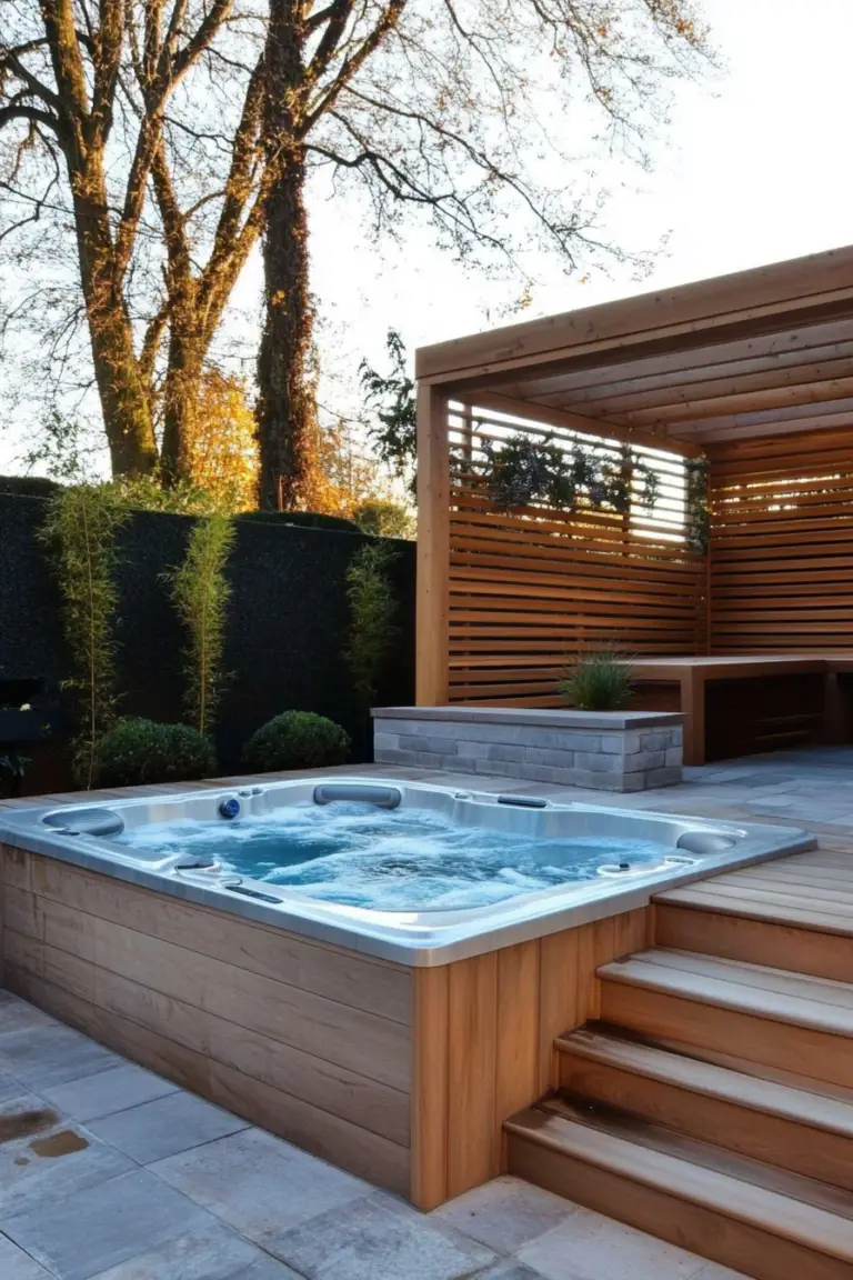 15+ Stunning Outdoor Sauna And Hot Tub Ideas You’ll Love – DreamyHomeStyle