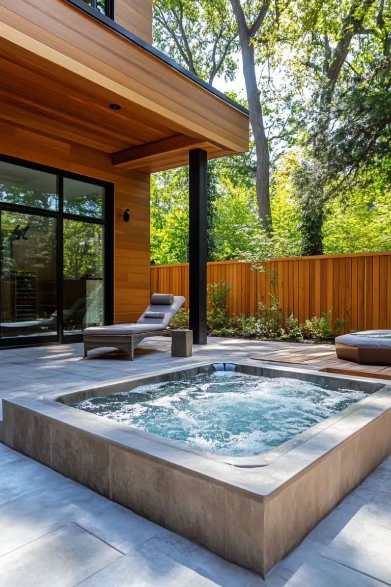 15+ Stunning Outdoor Sauna And Hot Tub Ideas You’ll Love – DreamyHomeStyle