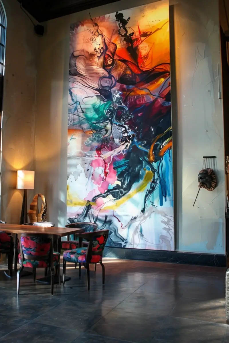 13 Creative Ways to Decorate Tall Walls in High Ceiling Rooms ...