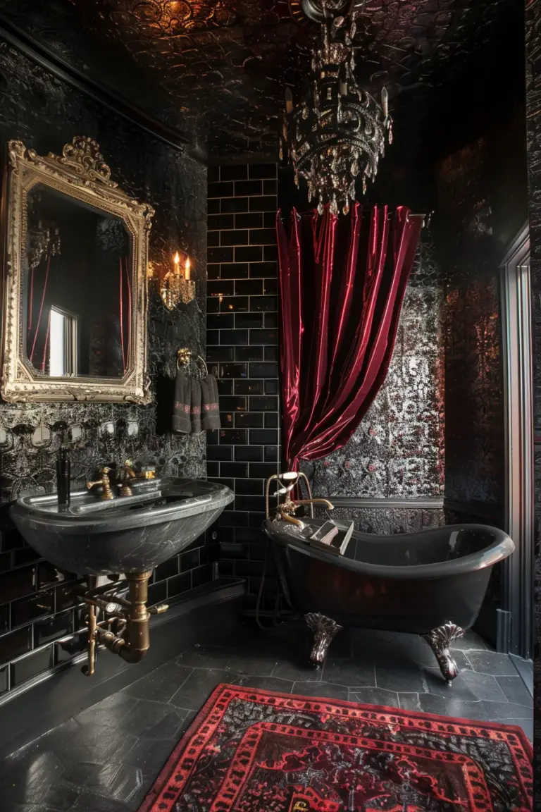 13 Gothic-Inspired Bathroom Designs That Will Leave You Spellbound ...