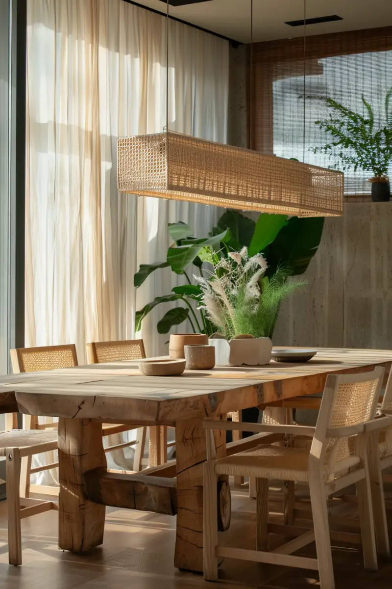 13 Calming Japandi Dining Room Ideas With Perfect Color Schemes ...