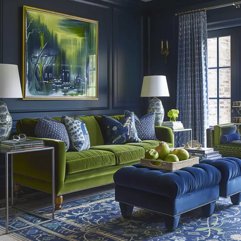 13 Brilliant Blue And Green Living Room Ideas To Try Now – DreamyHomeStyle