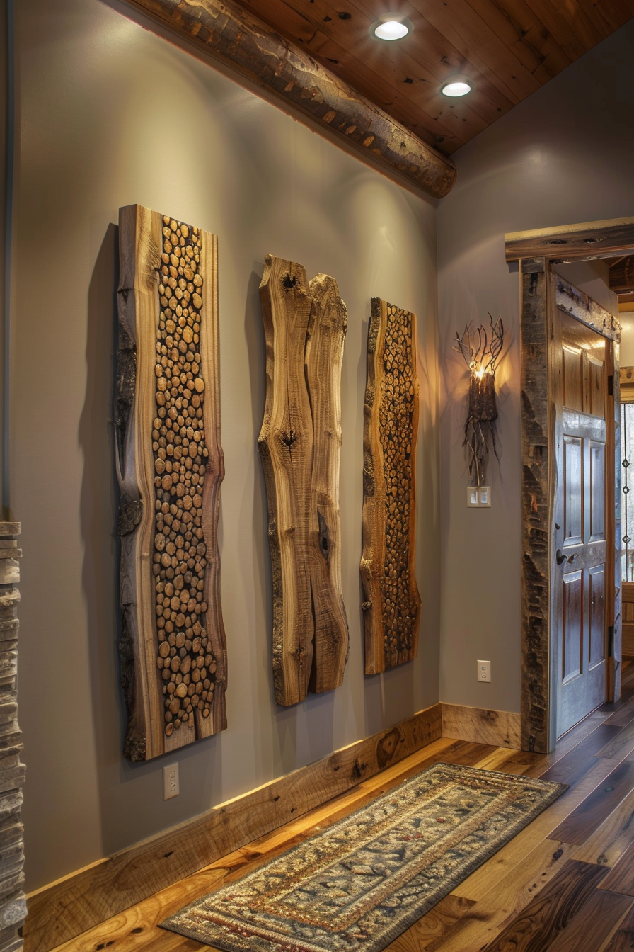 13 Rustic Log Cabin Wall Decor Ideas For A Homely Feel – DreamyHomeStyle