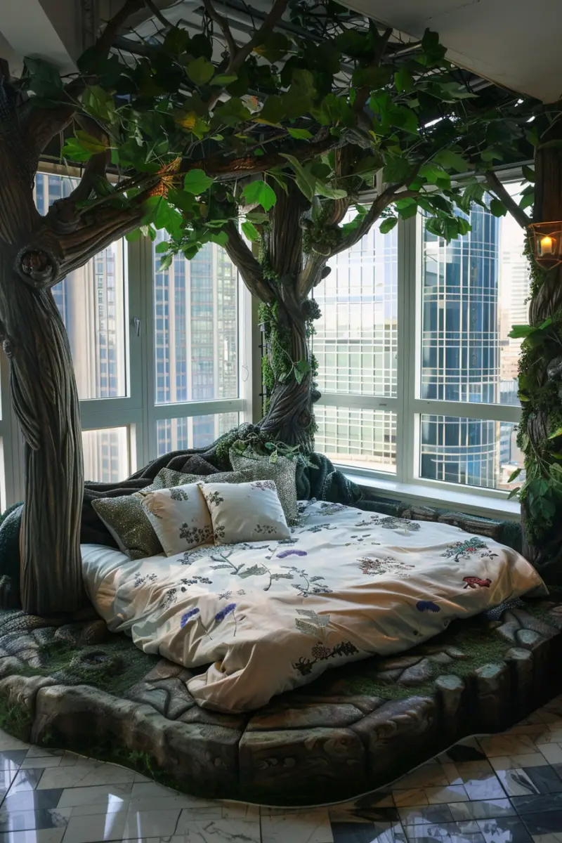 Sleep among the Trees: 55 Nature-Loving Forest Bedroom Designs to Bring ...
