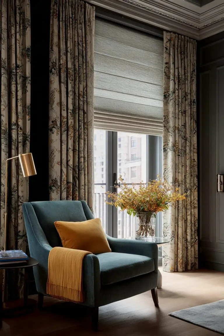 Layered Look: Ideas To Combine Blinds And Curtains – DreamyHomeStyle