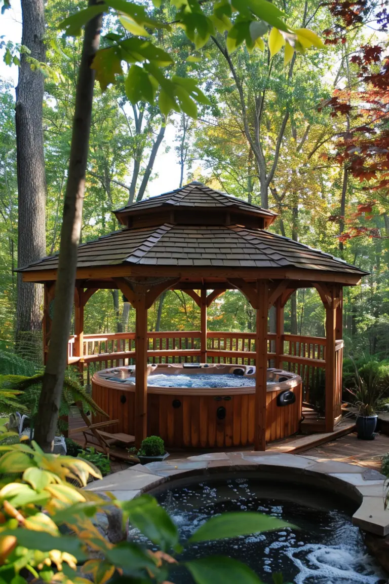 Luxury Hot Tub Gazebos: 13 Ideas You Can’t Miss – DreamyHomeStyle