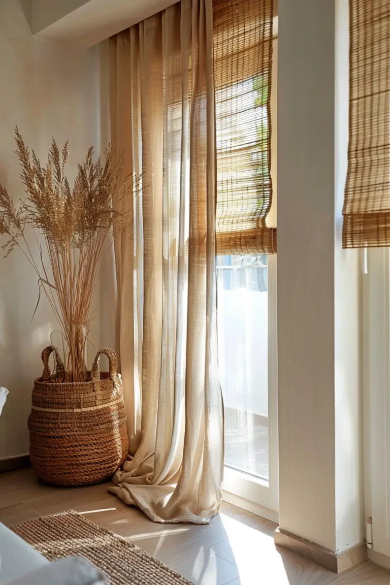 Layered Look: 12+ Ideas To Combine Blinds And Curtains – DreamyHomeStyle