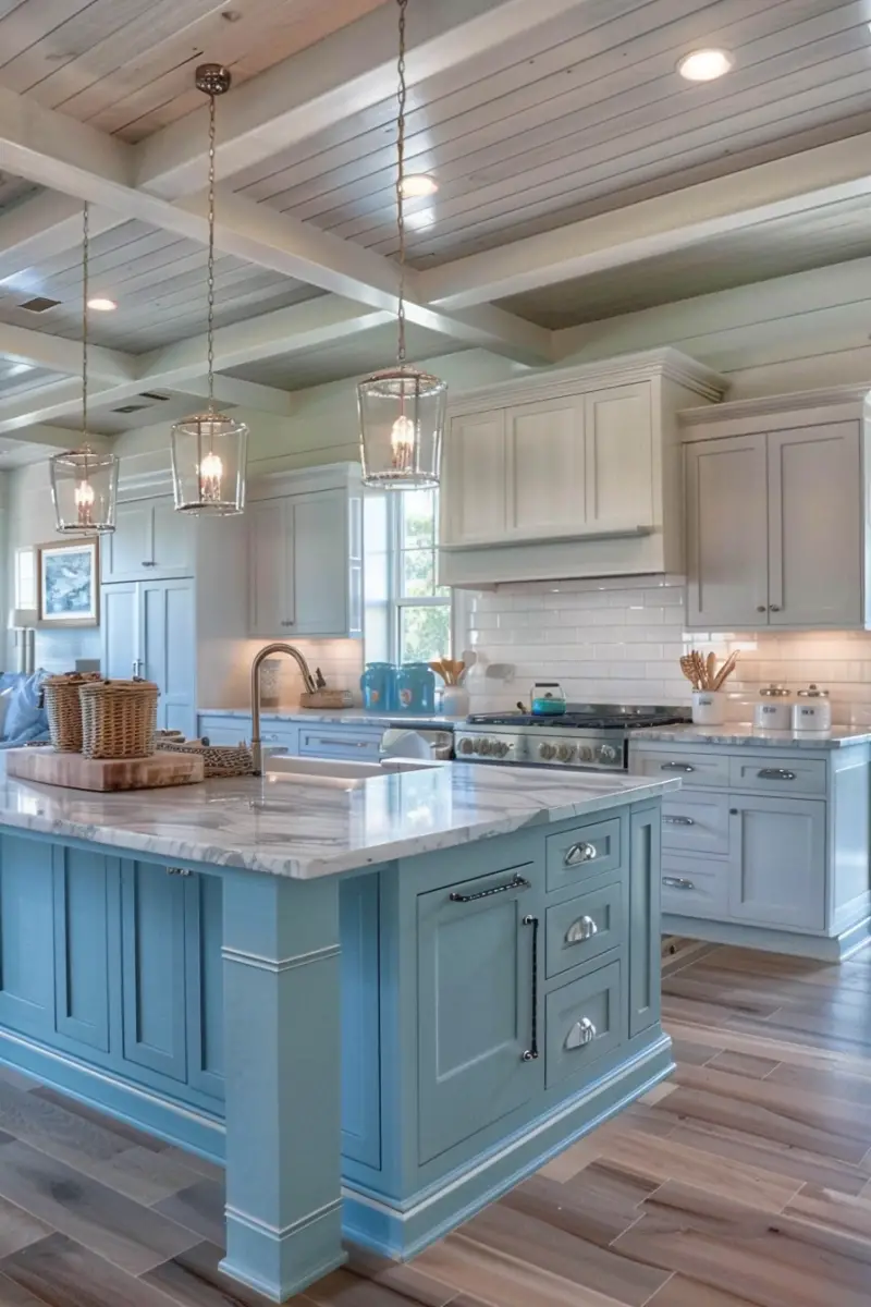 13 Coastal Kitchen Ideas To Create A Beachy Feel – DreamyHomeStyle