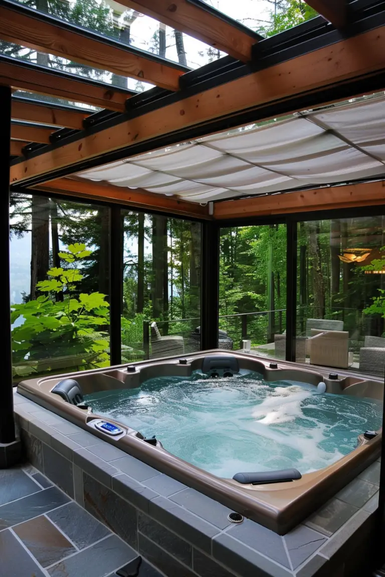 13 Stylish Shelter Solutions For Your Hot Tub – DreamyHomeStyle