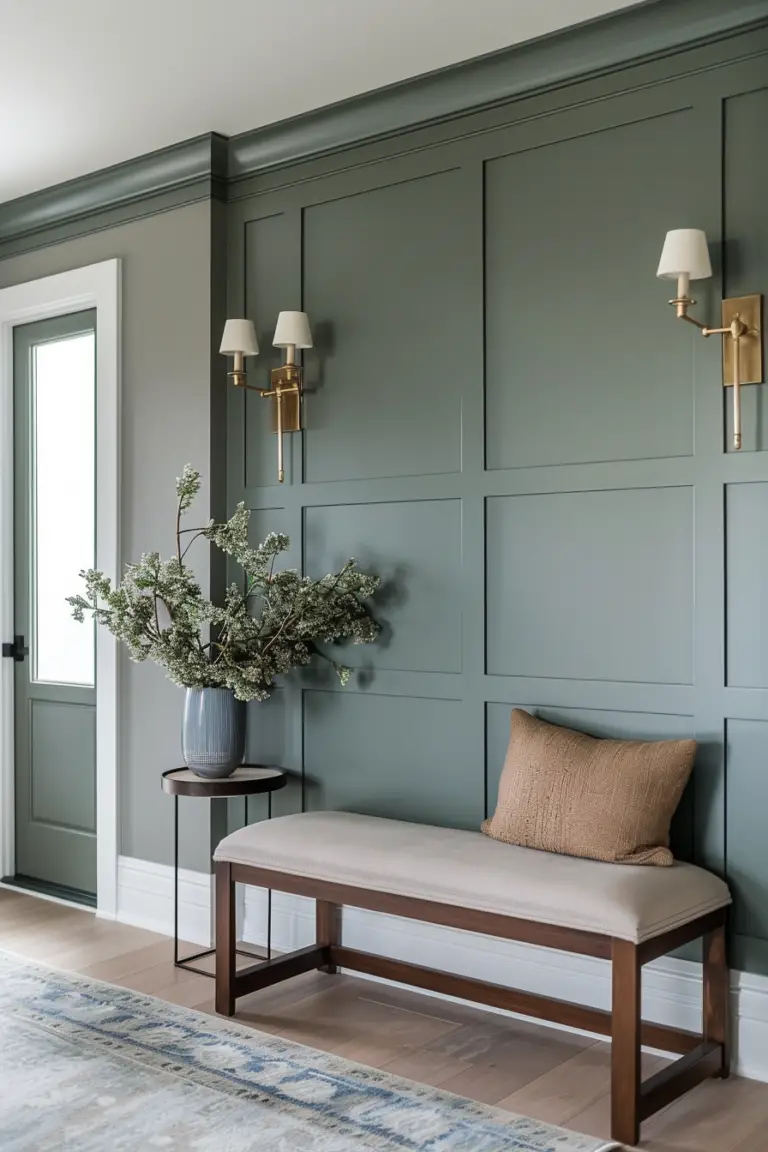 Cozy Sage Green Entryway Ideas for a Warm Welcome – DreamyHomeStyle