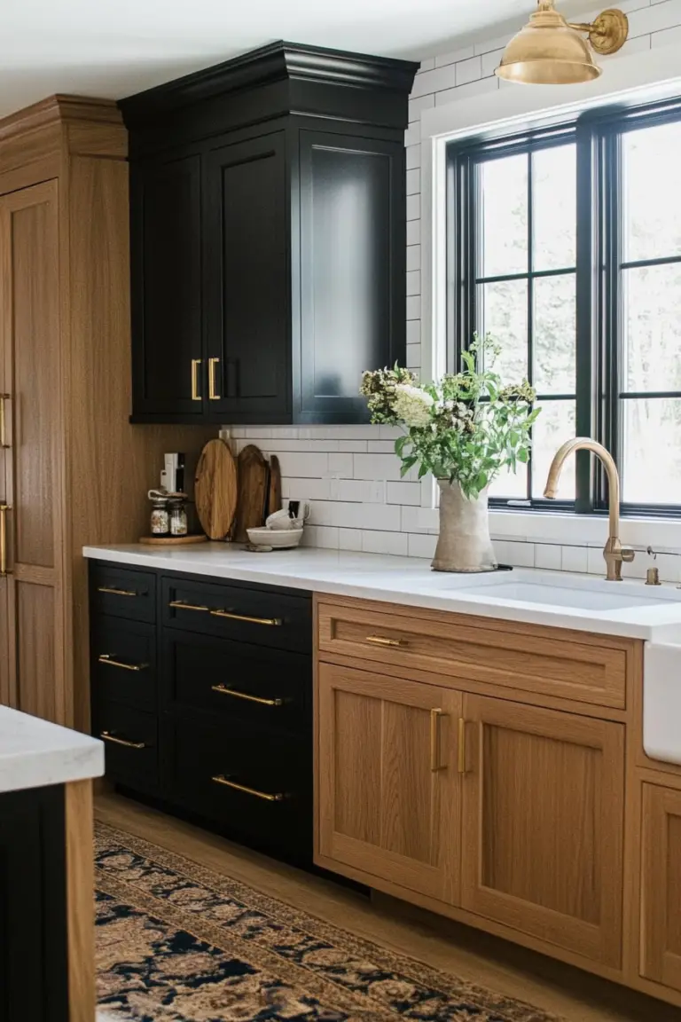 13 Black And Wood Kitchen Designs To Inspire – DreamyHomeStyle