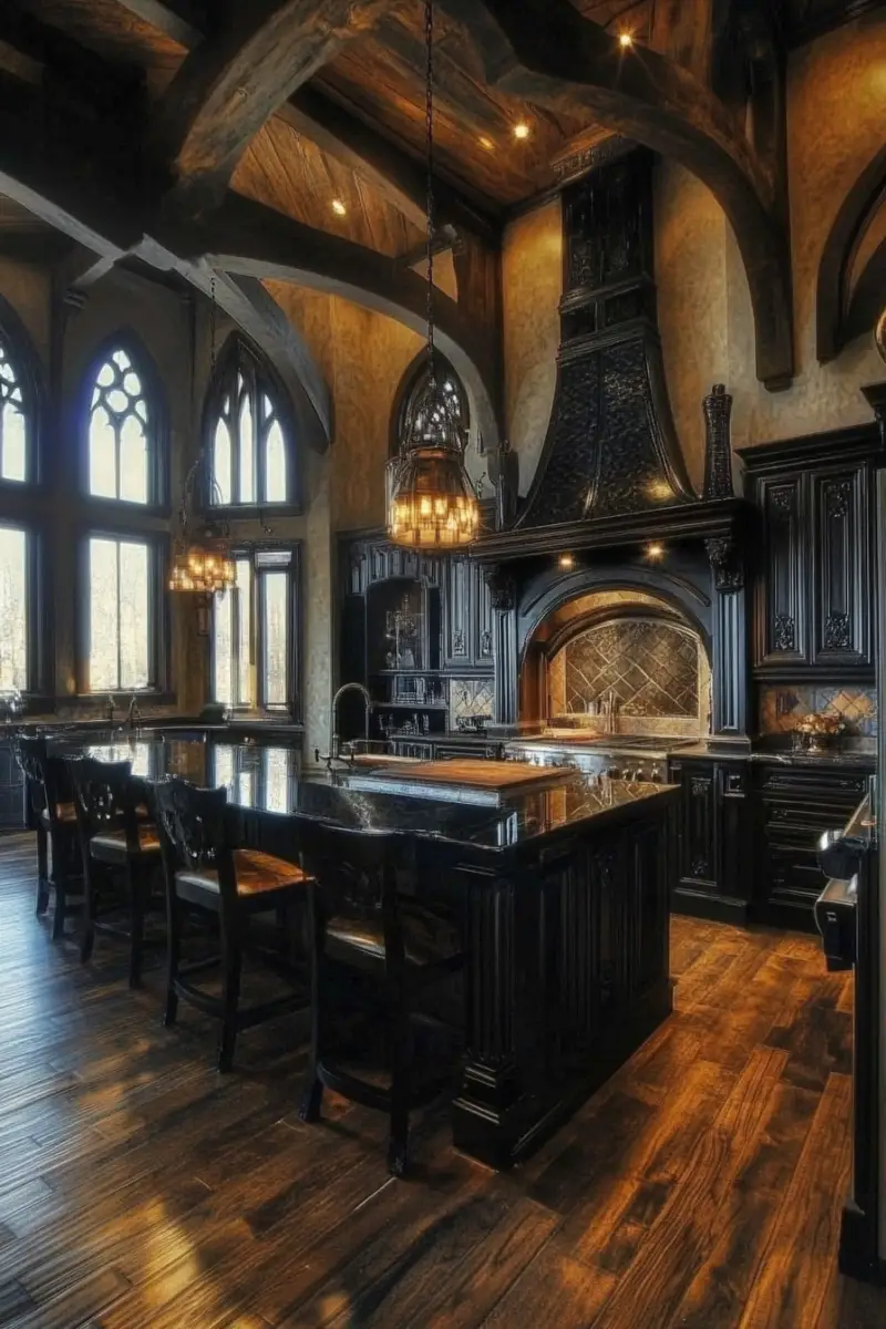 13 Goth Kitchen Designs To Inspire Your Dark Aesthetic – DreamyHomeStyle