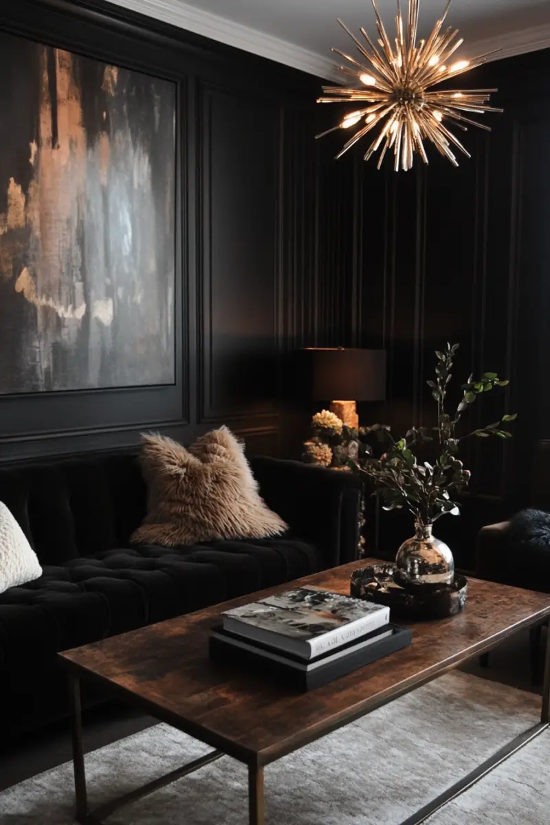 13 Dark And Moody Living Room Ideas You’ll Love – DreamyHomeStyle