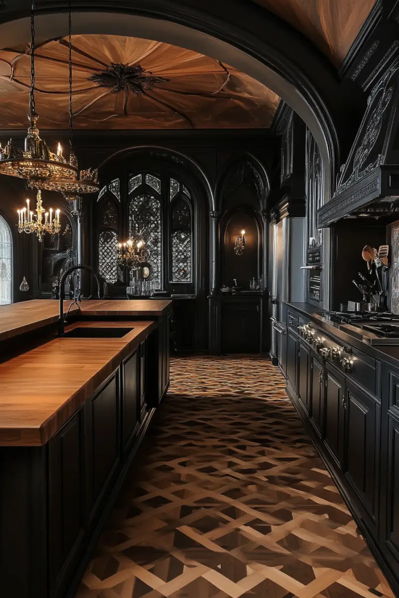 13 Goth Kitchen Designs To Inspire Your Dark Aesthetic – DreamyHomeStyle