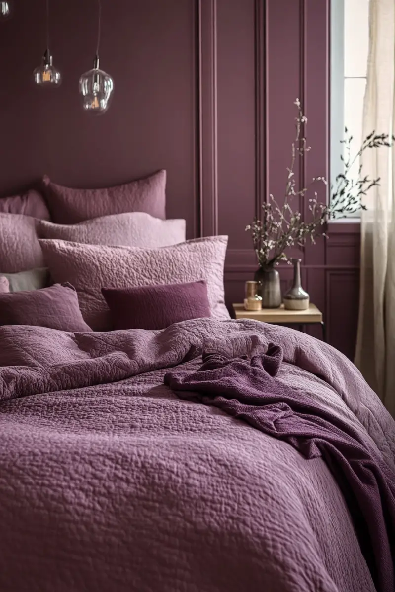 13 Plum Bedroom Designs To Inspire Your Next Makeover – DreamyHomeStyle