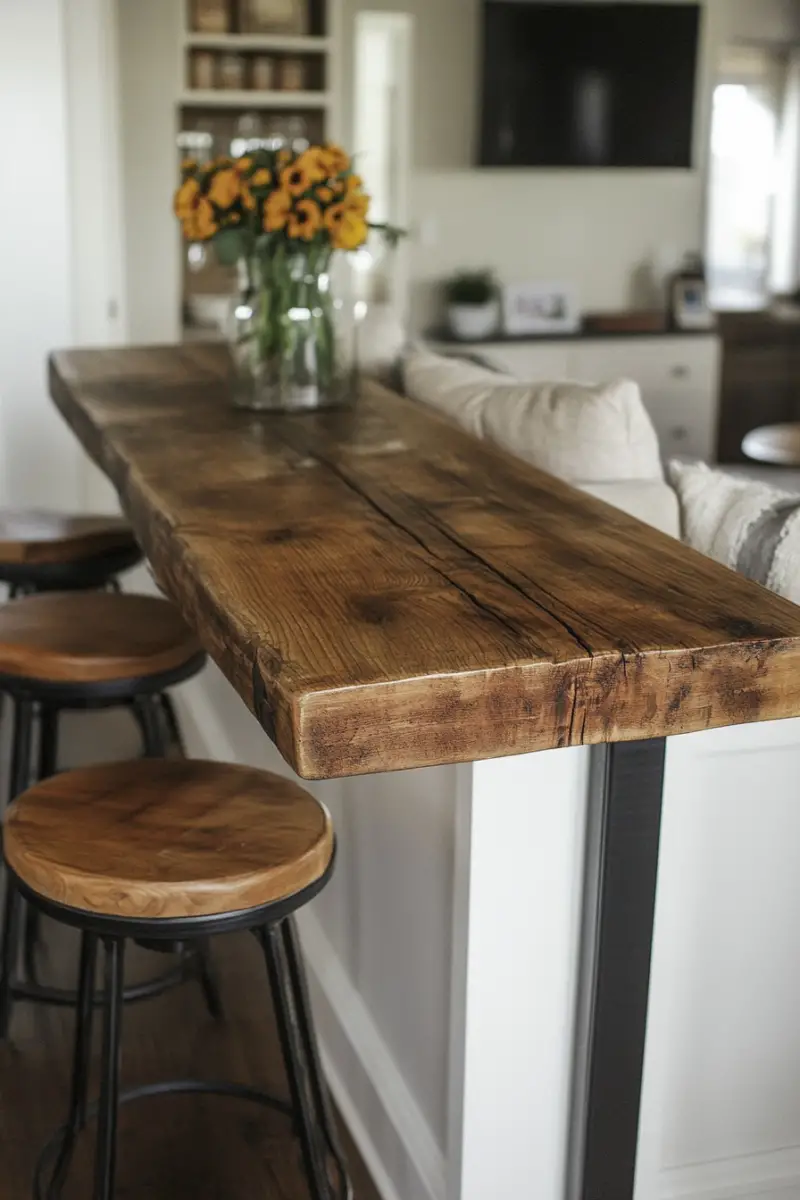 13 Bar Table Ideas Behind Your Couch For Chic Entertaining ...