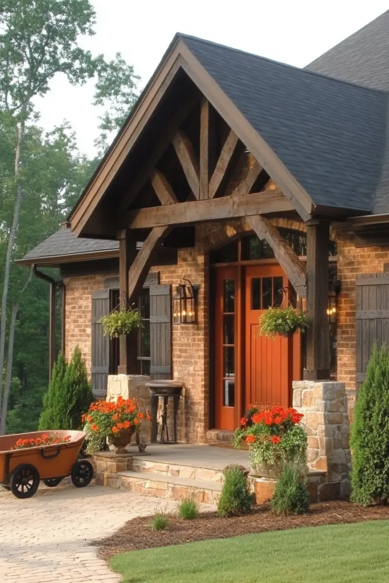 13 Stunning Exterior Ideas For Brown Brick Homes – DreamyHomeStyle