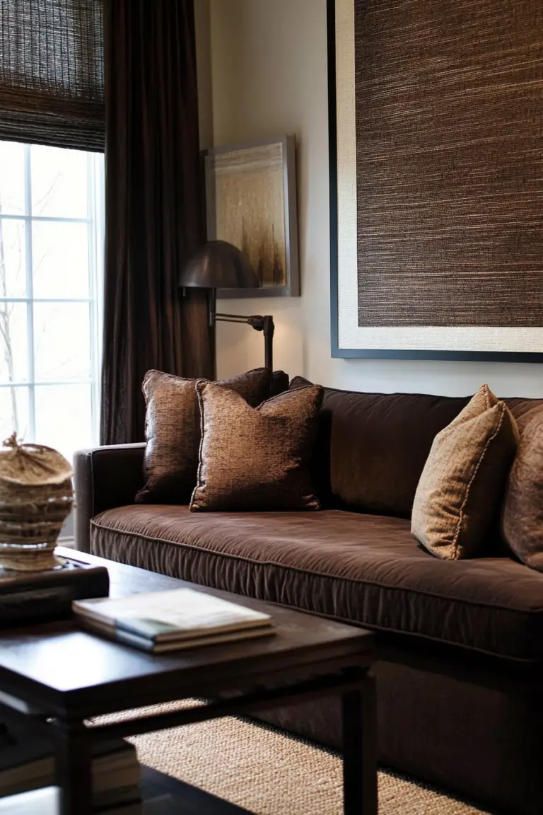13 Chocolate Brown Couch Ideas To Inspire Your Decor – DreamyHomeStyle