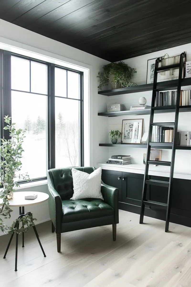 13 Moody Home Library Designs To Inspire You – DreamyHomeStyle