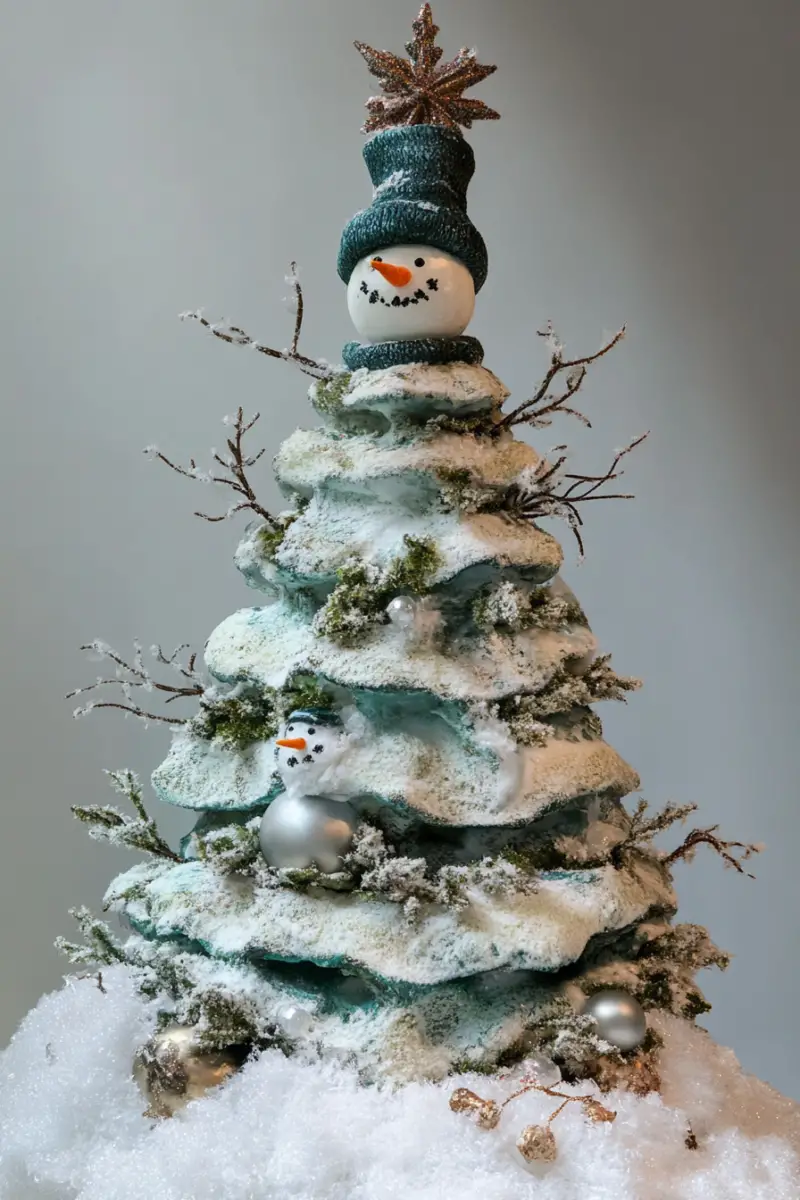 Frosty Fun: 11+ Snowman Christmas Tree Inspirations – DreamyHomeStyle