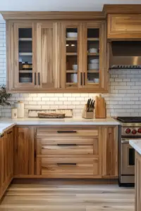 13 Elegant Kitchens Featuring Hickory Cabinets – DreamyHomeStyle
