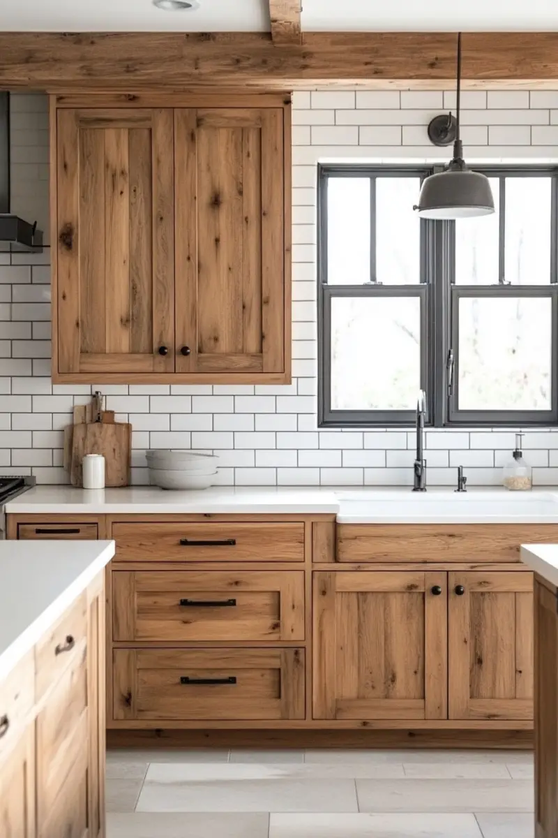 13 Elegant Kitchens Featuring Hickory Cabinets – DreamyHomeStyle